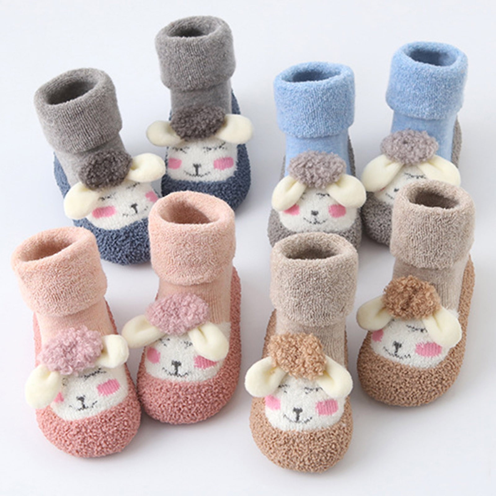 eczipvz Toddler Shoes Baby Home Slippers Cute Warm House Slippers for ...
