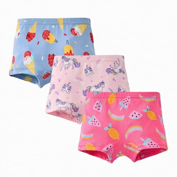 eczipvz Toddler Underwear Kids Girls Cute Cartoon Soft Boxer Briefs ...