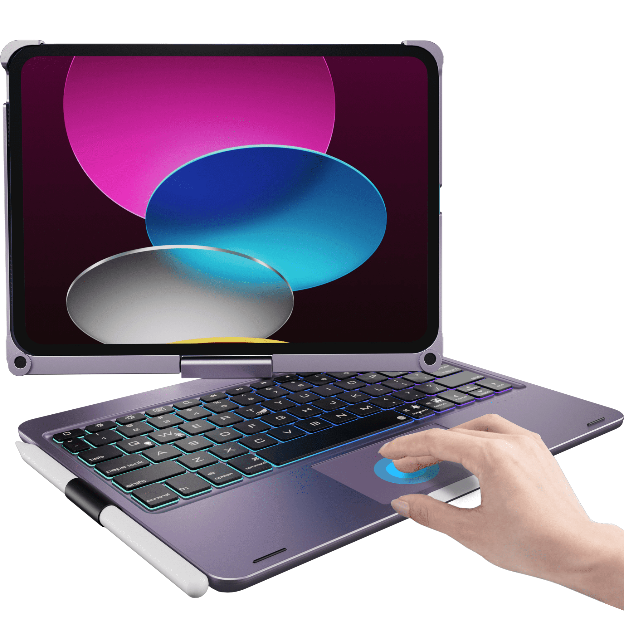 edaiser Keyboard Case iPad 10th Generation 2022: Wireless, Trackpad, 7 ...