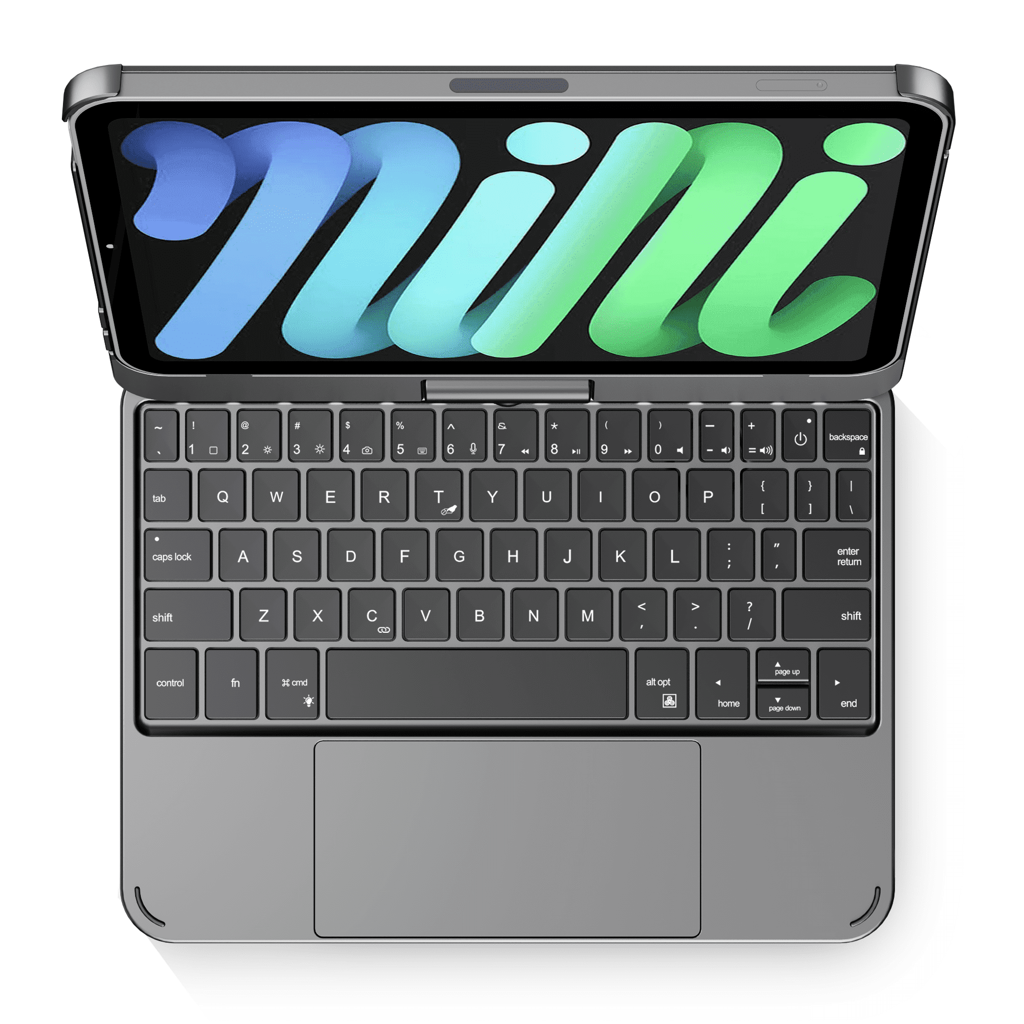 edaiser Swivel Keyboard Case Compatible with Apple iPad Mini 7th Gen ...