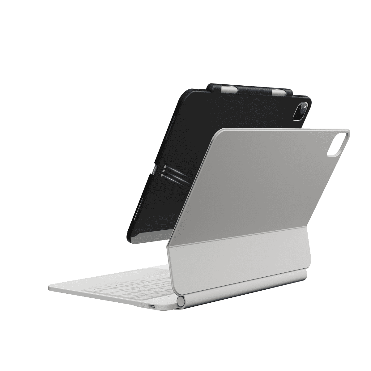 edaiser Wireless Magic Keyboard Case + Magnetic Cover Compatible with ...