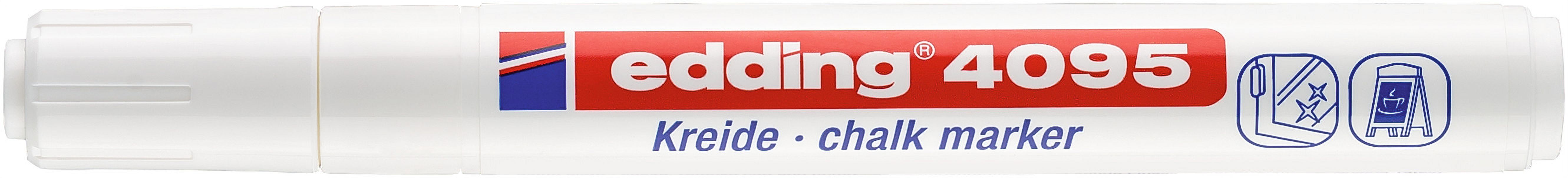 edding 4095 Chalk Marker, White - Walmart.com