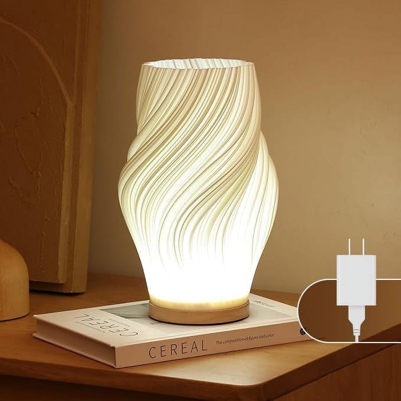 edlight with wooden base - Bedroom button control desk lamp, 12 channel ...