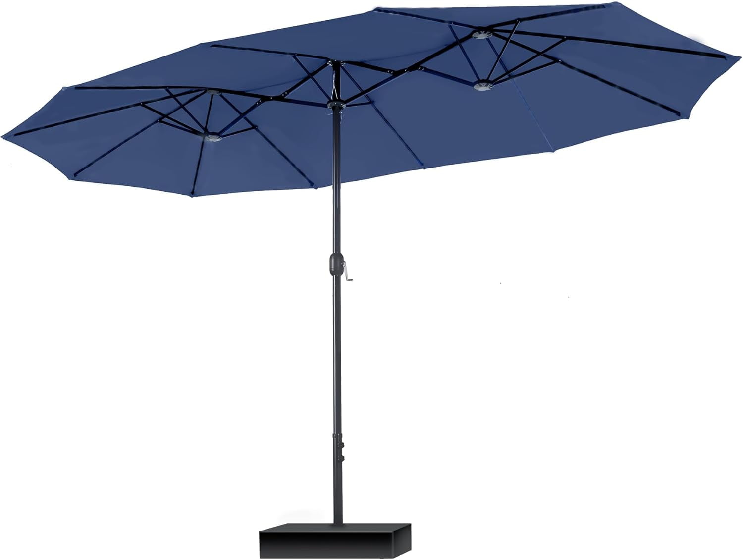 edx 15ft Large Patio Umbrellas (Base Included), Outdoor Double-Sided ...
