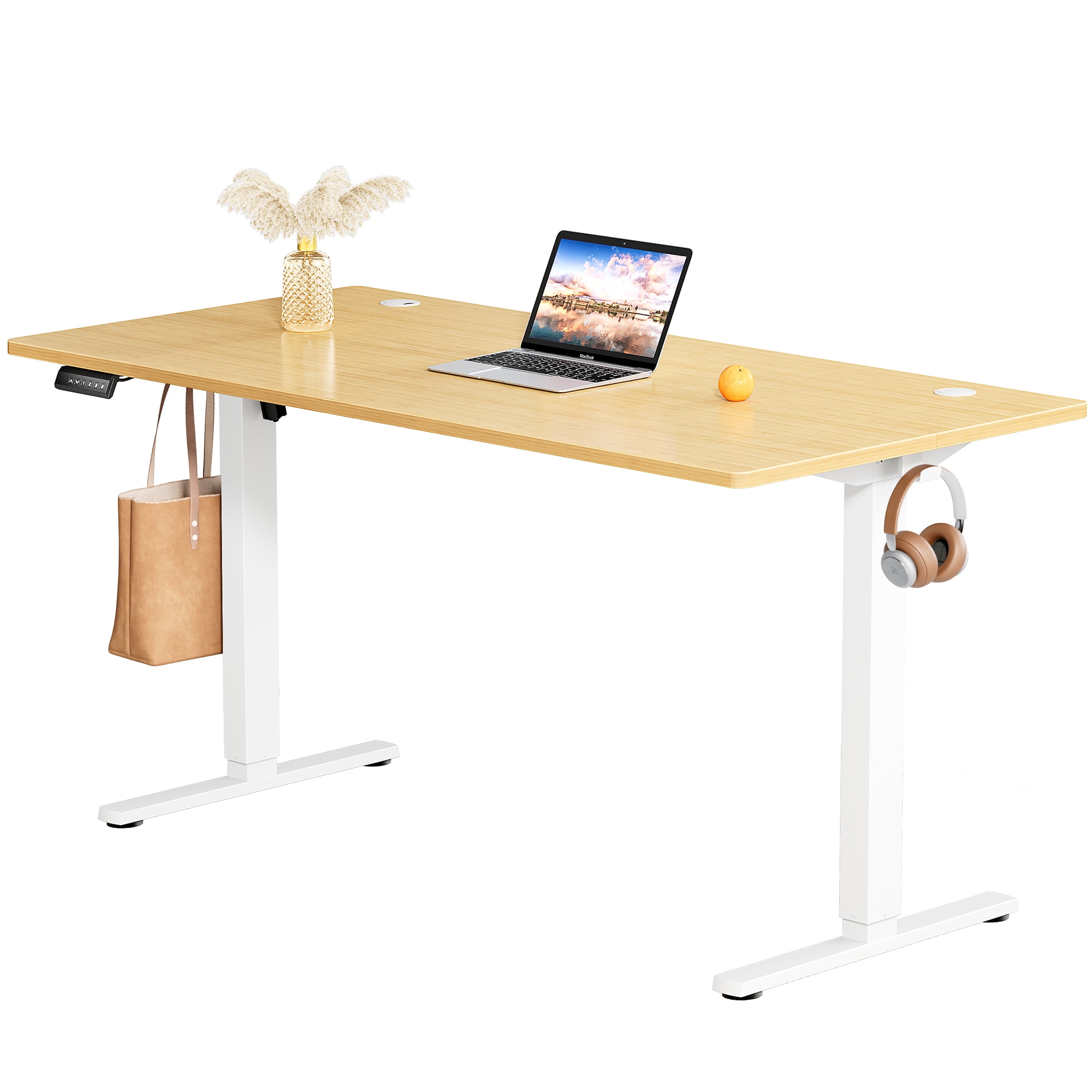 edx Electric Standing Desk, Height Adjustable Desk, 63 x 24 Inches ...