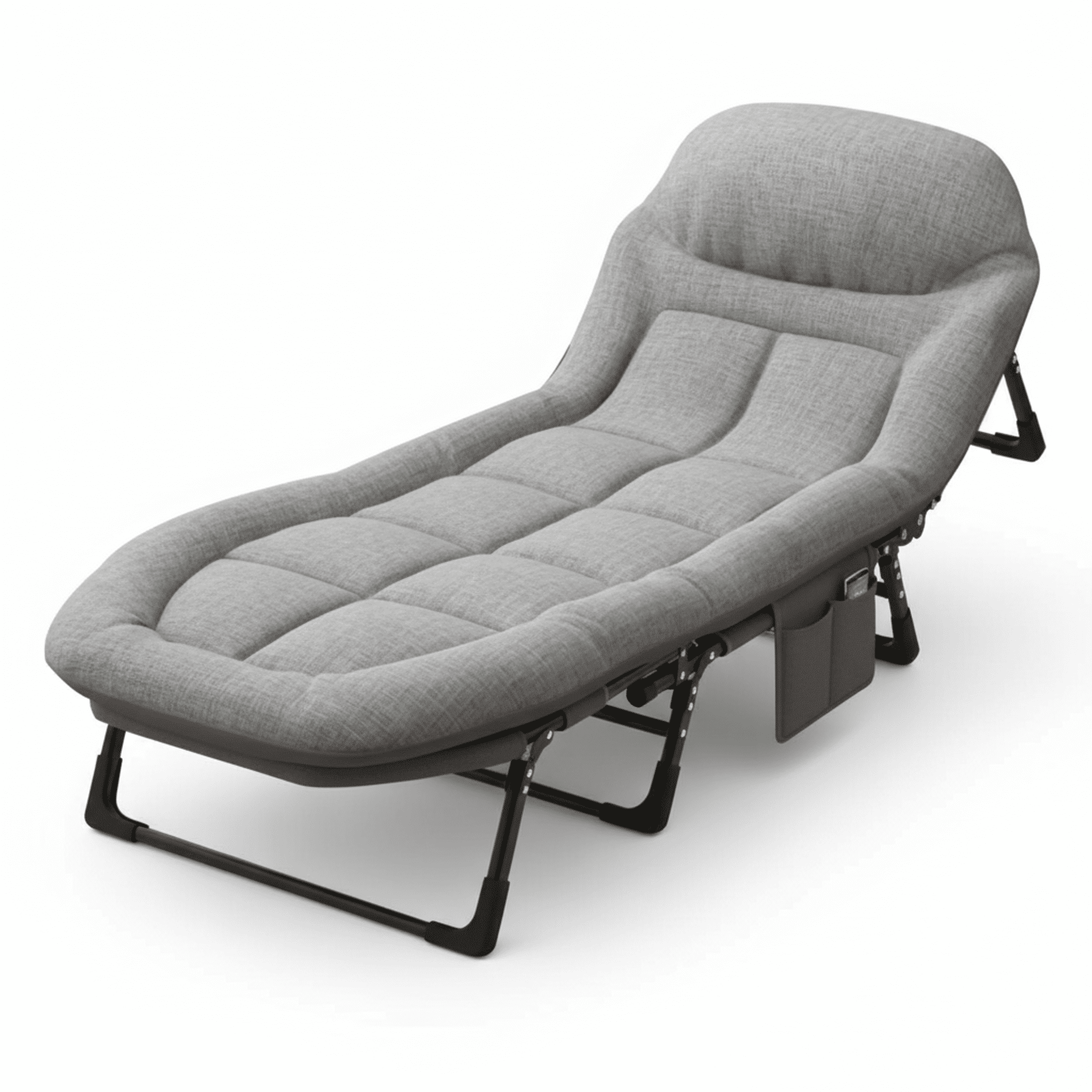edx Folding Camping Cot for Adults with Built-in Headrest & Foldable ...