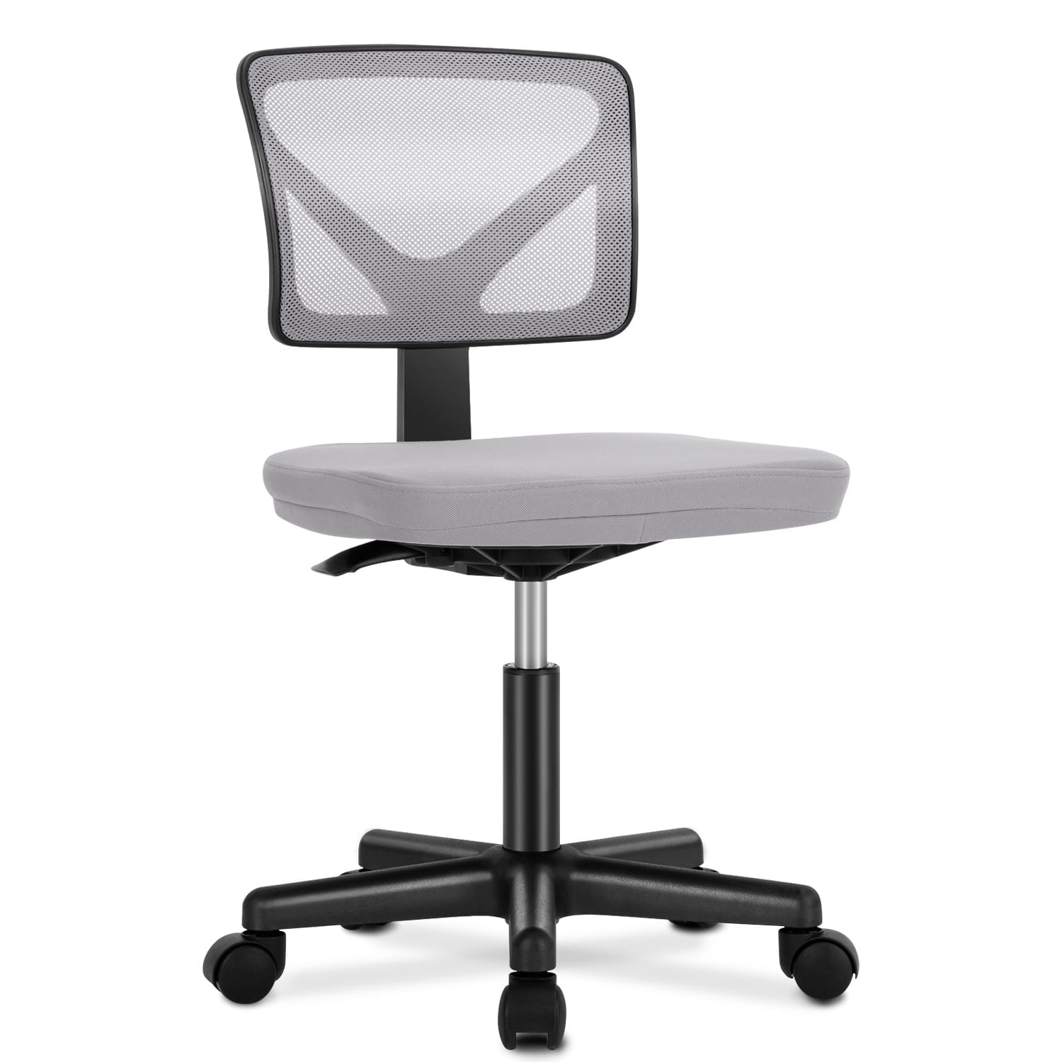 edx Ergonomic Home Office Desk Chair, Armless Mesh Computer Chair ...