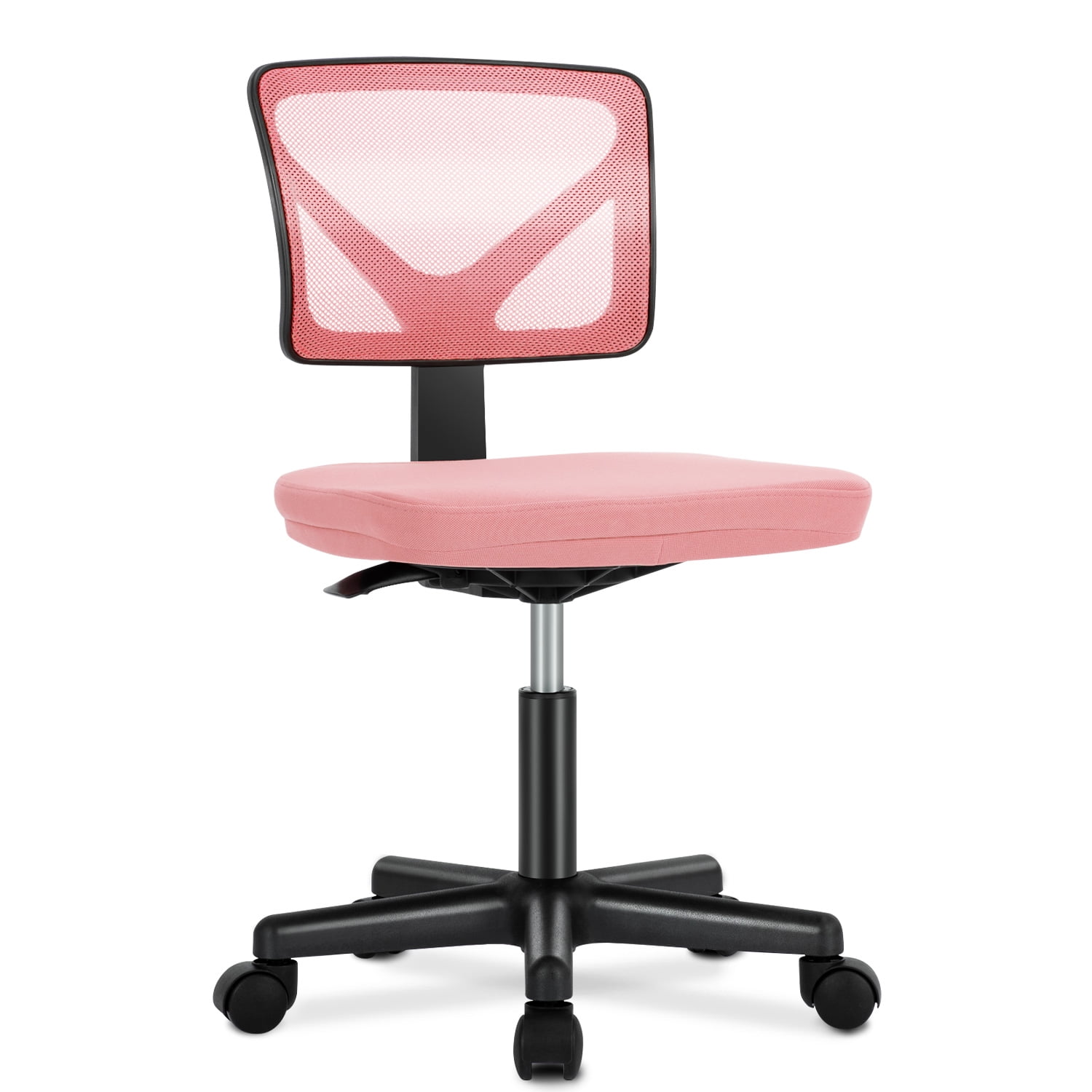 edx Home Office Desk Chair, Armless Mesh Computer Chair Small Space ...