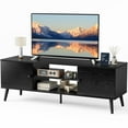 edx Modern TV Stand for 55 60 inch TV, Mid Century Entertainment Centre ...