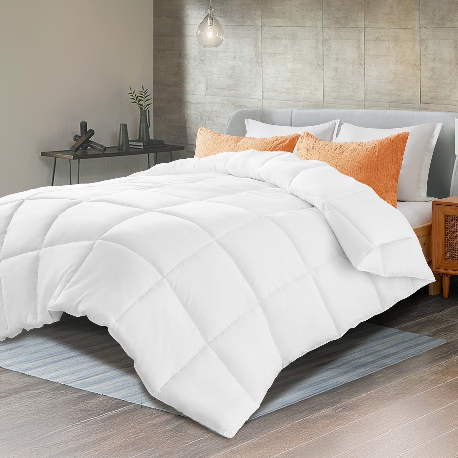 edx Queen Size Duvet Insert, Suitable for All Seasons, Soft Quilted ...
