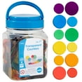 edx education Transparent Counters AIF4 - Mini Jar - Colorful, Plastic ...