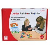 edxeducation Rainbow Pebbles Activity Set - Junior - 36 Pebbles + 16 ...
