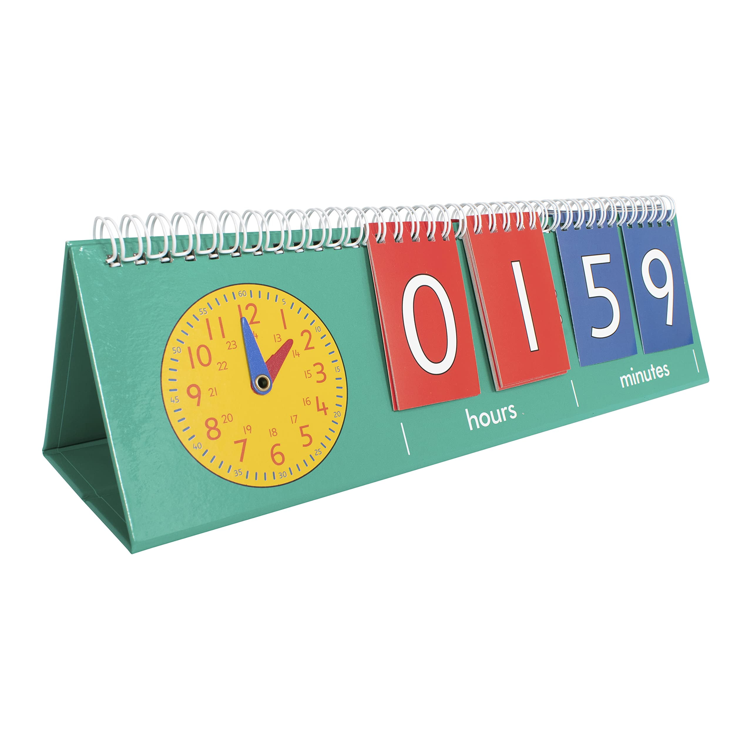 edxeducation Time Flip Chart RRF12 - Teaching Clock for Kids - Learn to ...