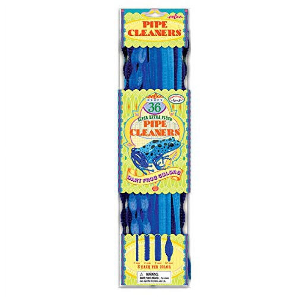 eeBoo Blue Pipe Cleaners - Dart Frog Colors - Walmart.com