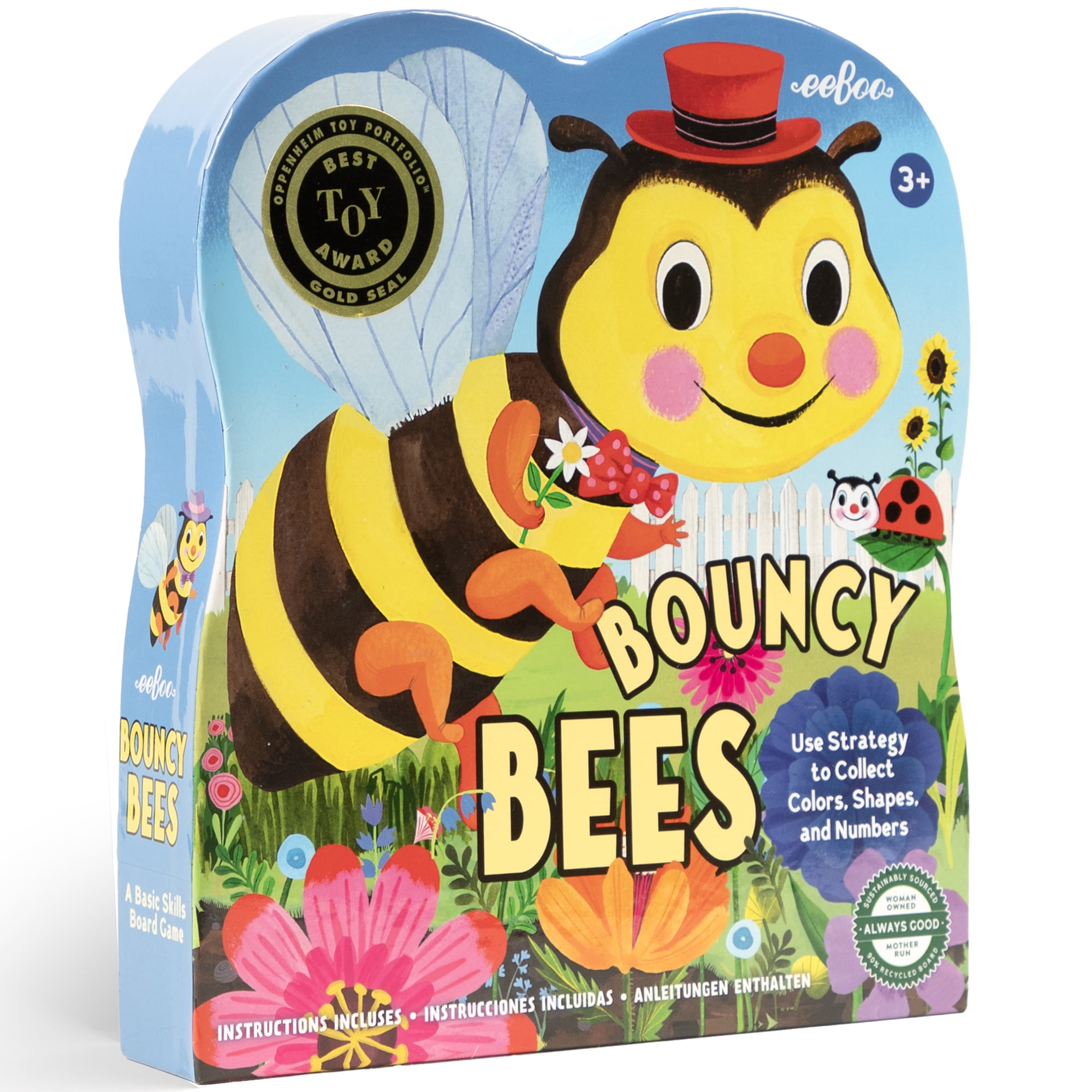 eeBoo: Bouncy Bees - Basic Skills Learning Strategy Board Game, Learn ...