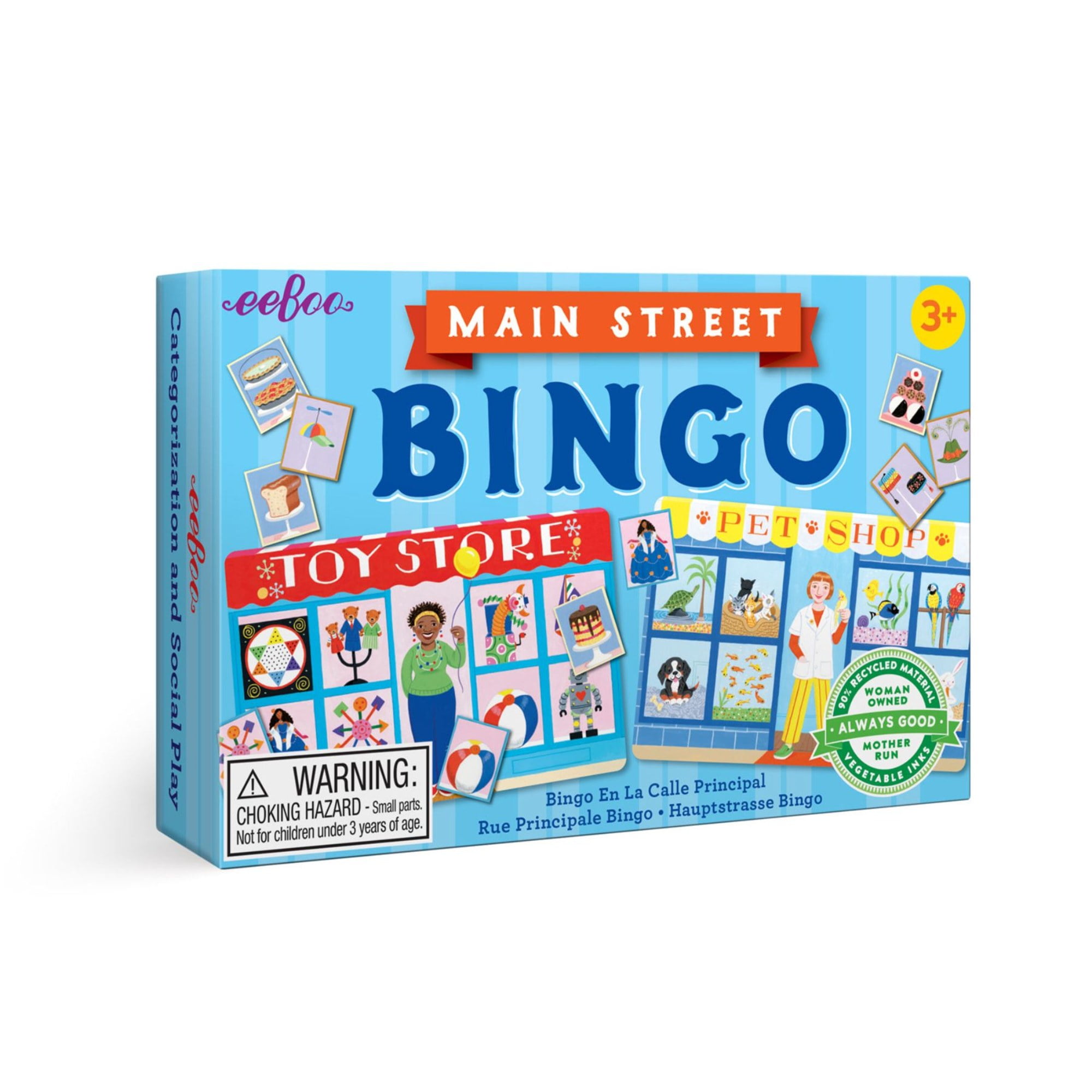eeBoo Main Street Little Bingo Game - Walmart.com