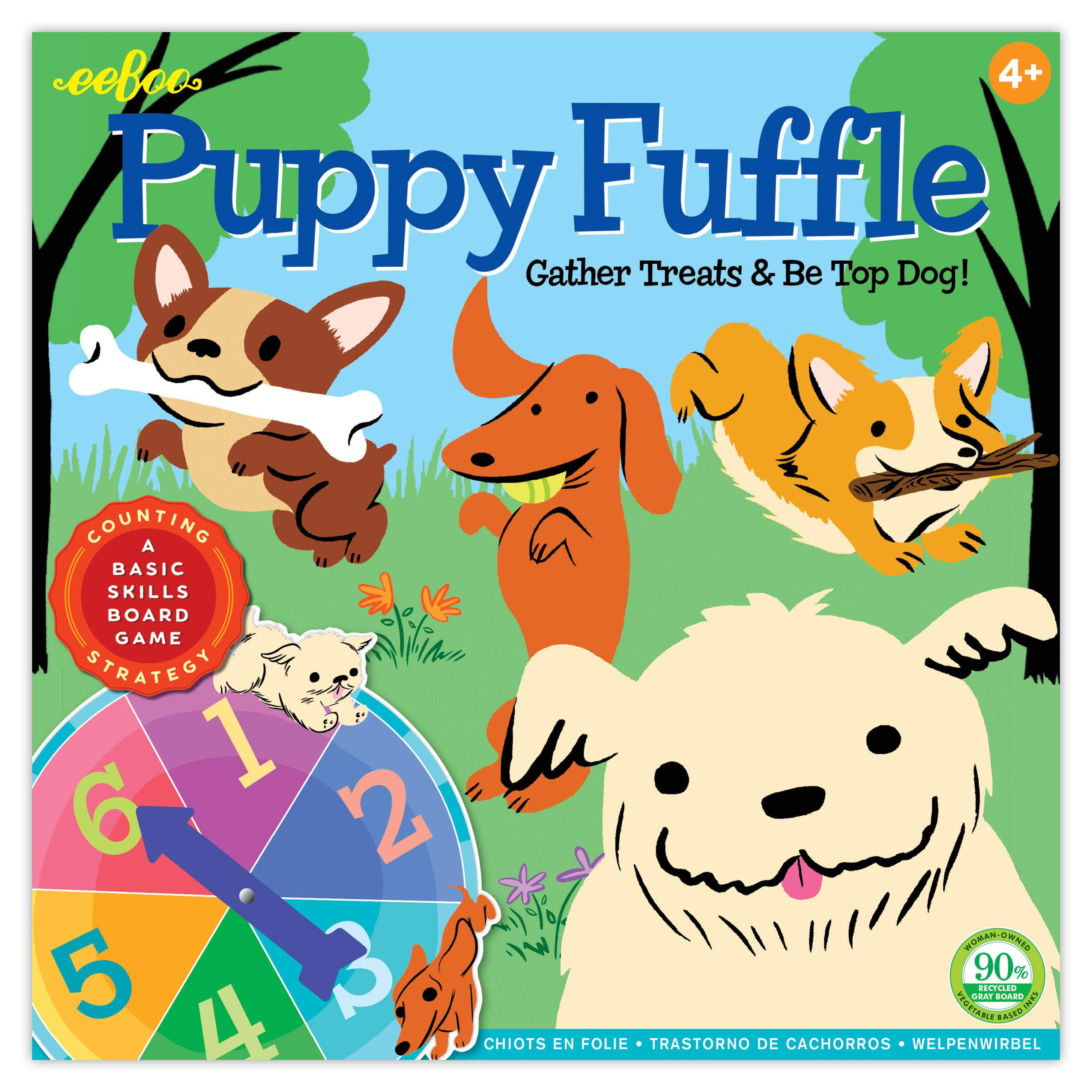 eeBoo: Puppy Fuffle Board STF9 Game, Develops Counting, Patience and ...