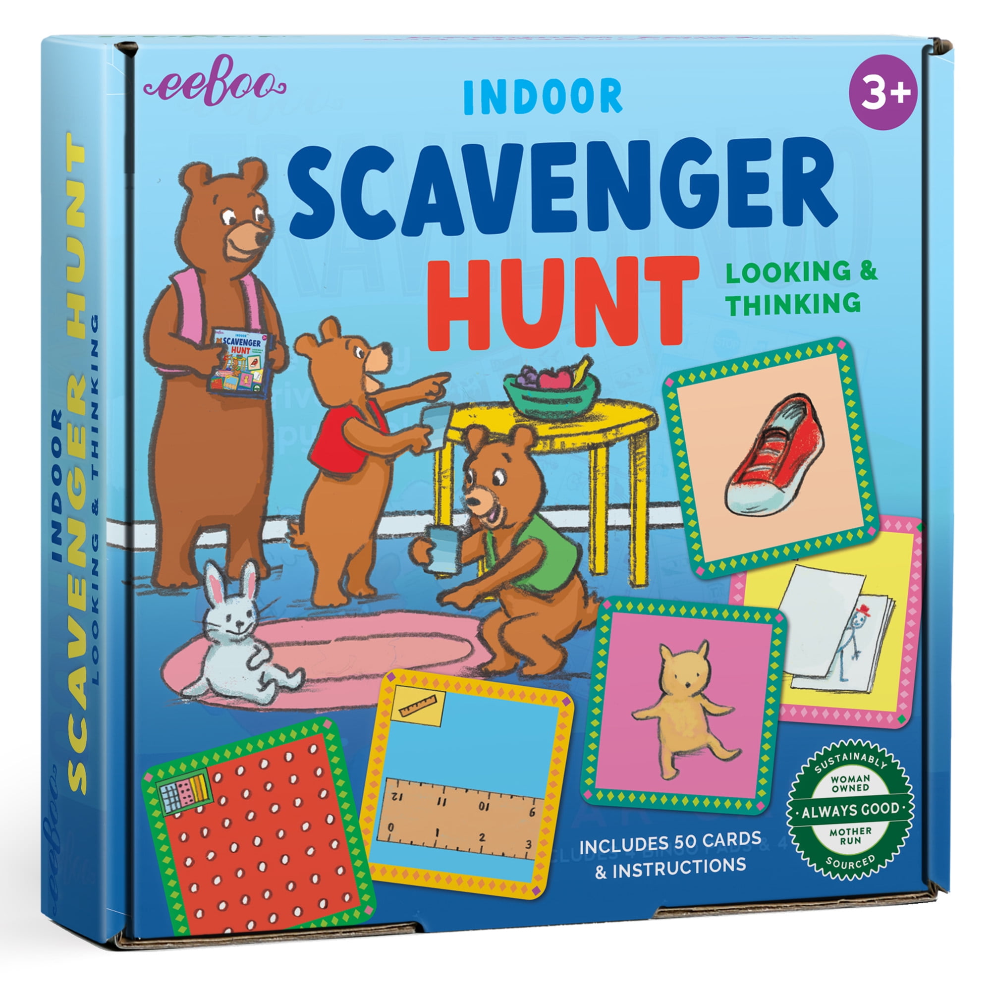 eeBoo Scavenger Hunt Indoors Game, a "finding" game that develops ...