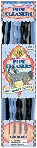 eeBoo Wild Horse Blue Pipe Cleaners Craft Kit - Walmart.com