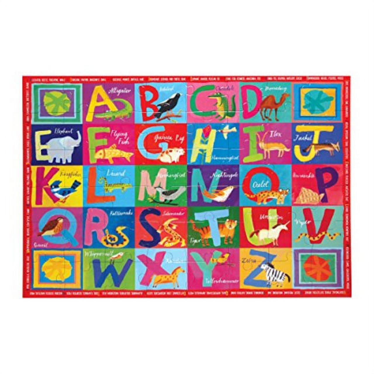 eeboo Giant Size Alphabet ABC Large Floor Puzzle for Preschool ...
