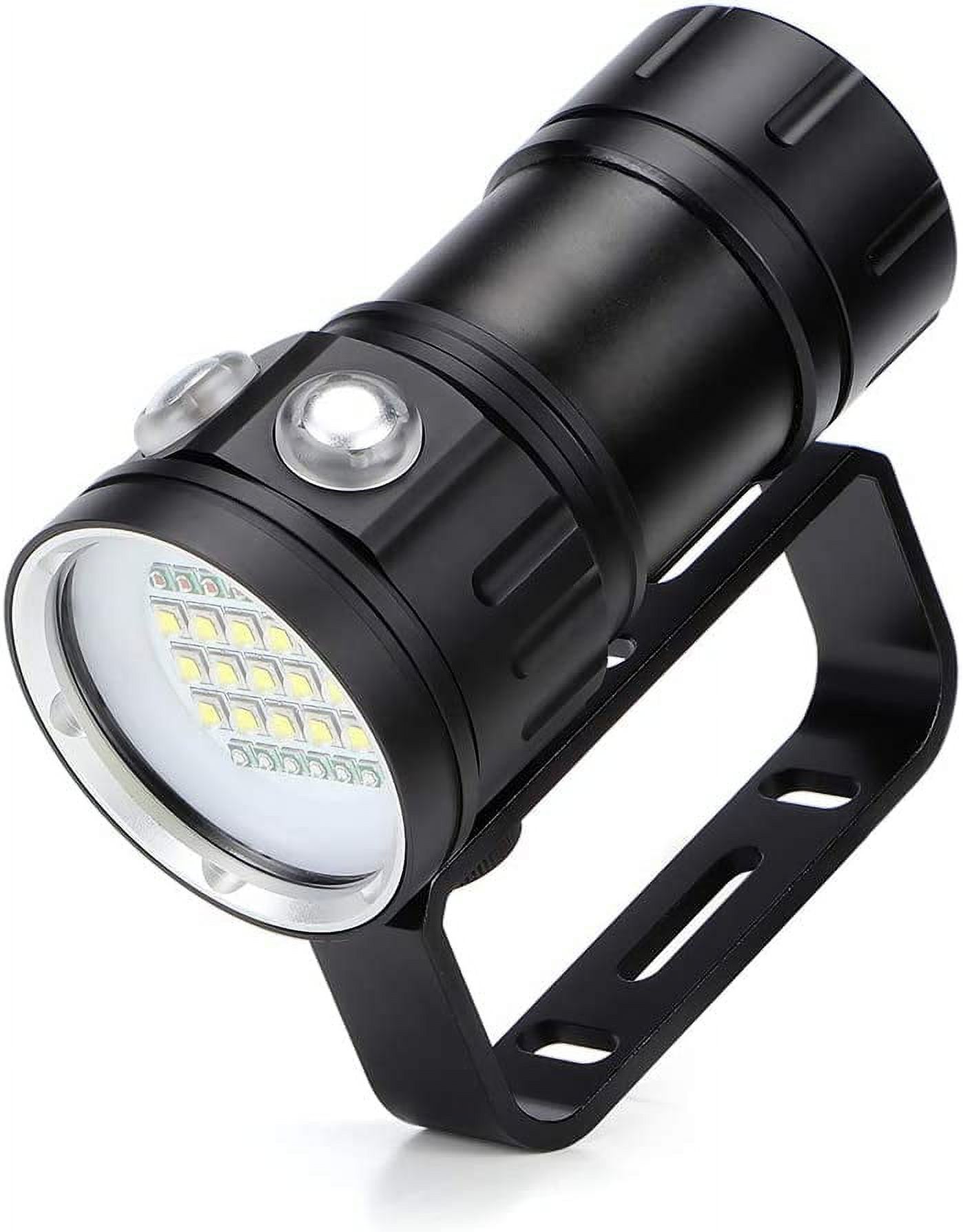 eecoo Diving Flashlight, 18000 IPX8 Waterproof Diving Torch Dive Lights ...
