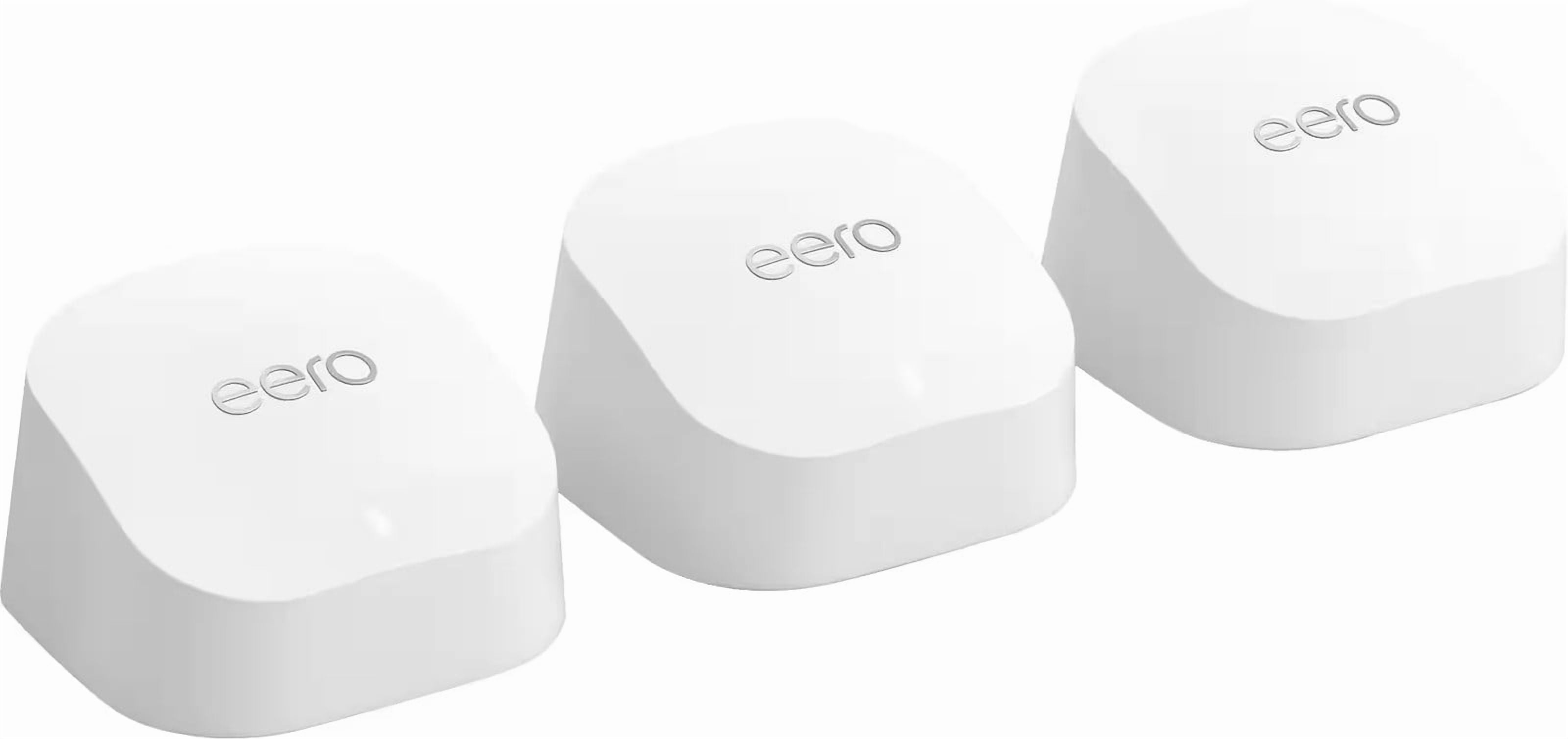 eero - 6+ Dual-band Mesh Wi-Fi 6 System (3-pack) - White - Walmart ...