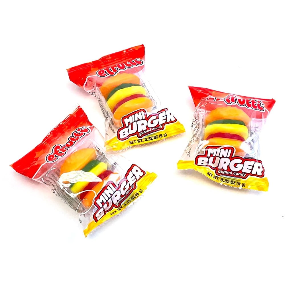 Efrutti Burger Mini Gummy Candy 0.32 oz - Walmart.com