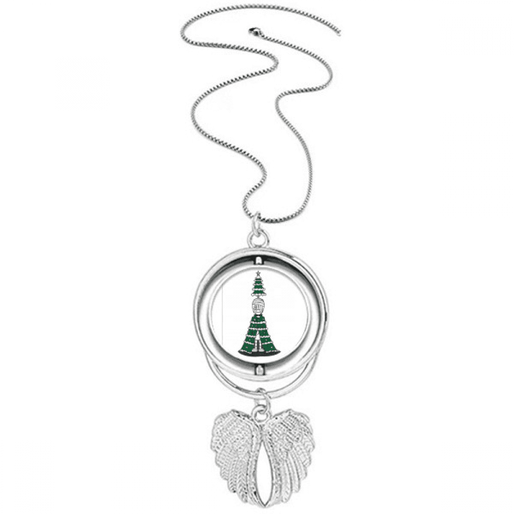 egypt mas tree cloak Pendant Angel Wings Rotating Necklace Jewelry ...