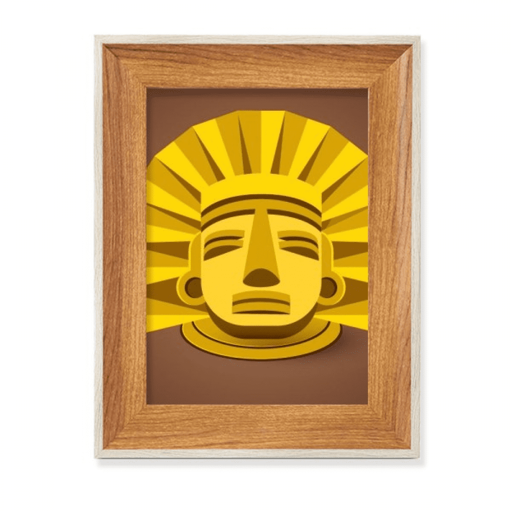 egypt pharaoh en pattern desktop wooden photo frame display picture art ...