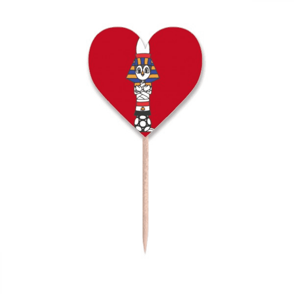 egypt sphinx football Toothpick Flags Heart Lable Cupcake Picks ...