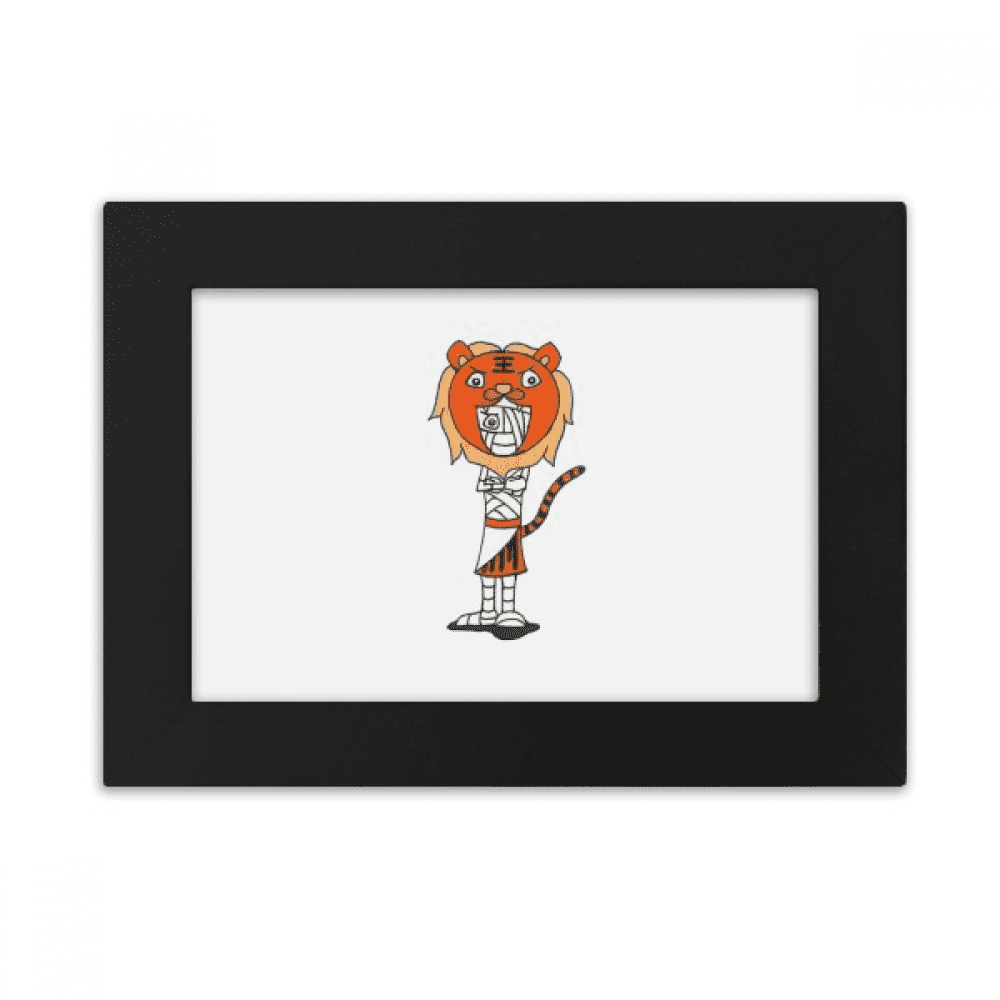 egypt tiger hat desktop photo frame ornaments picture art painting ...