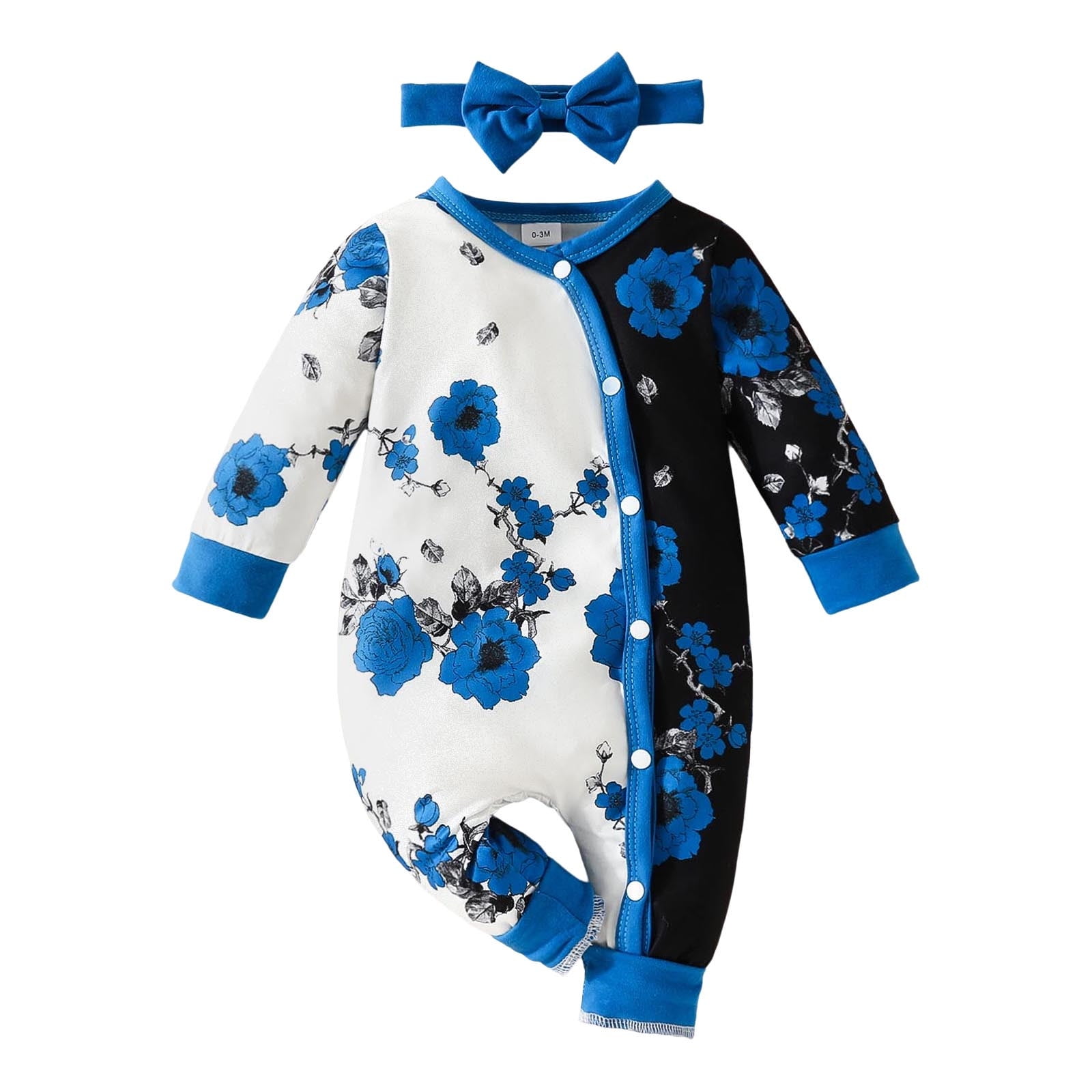 eileial Baby Boy Girl Zipper Footies Pajamas Footed Coverall for Girls ...