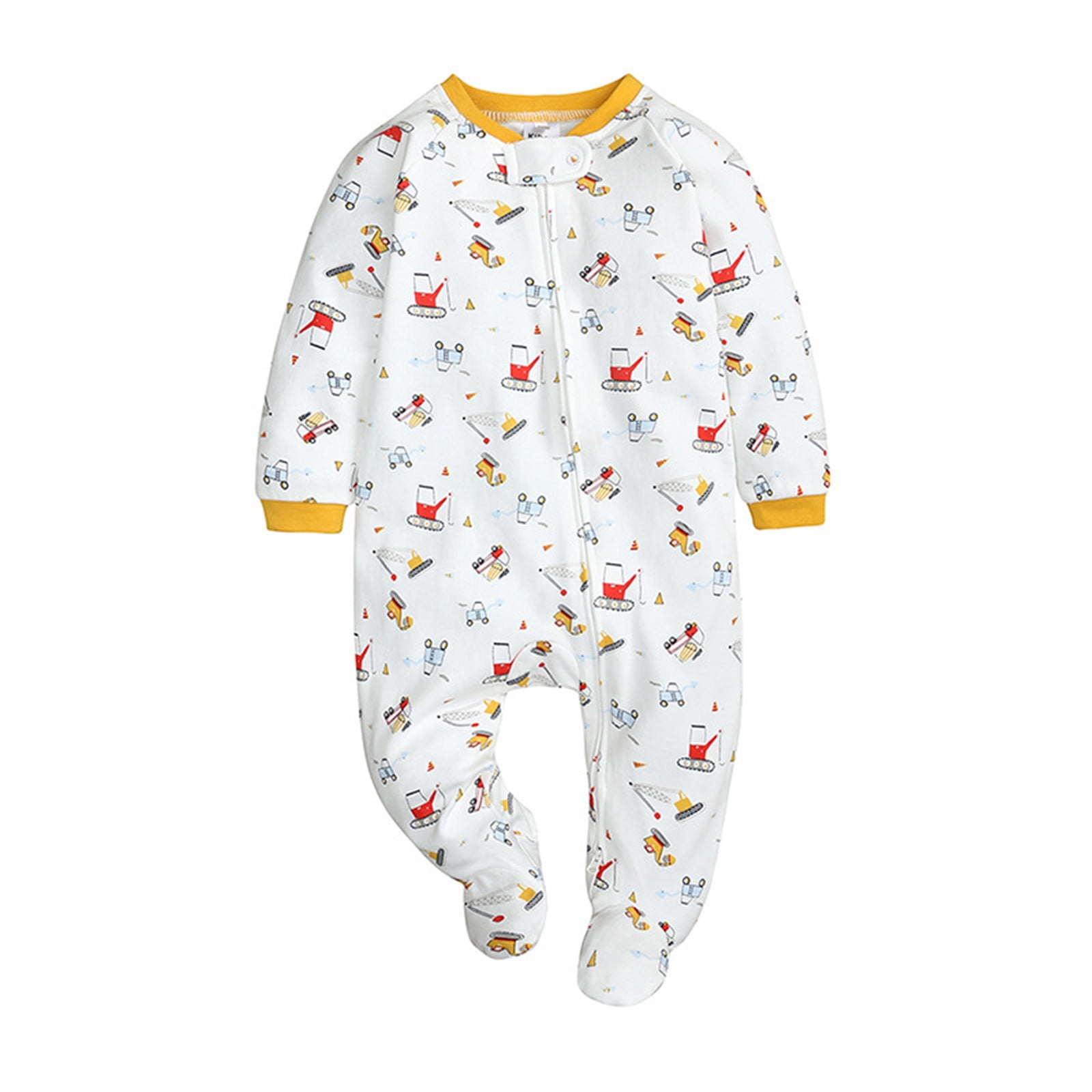 eileial Baby Sleepwear Onesie Baby Girl Footies Zipper Sleeper 2 Pack ...