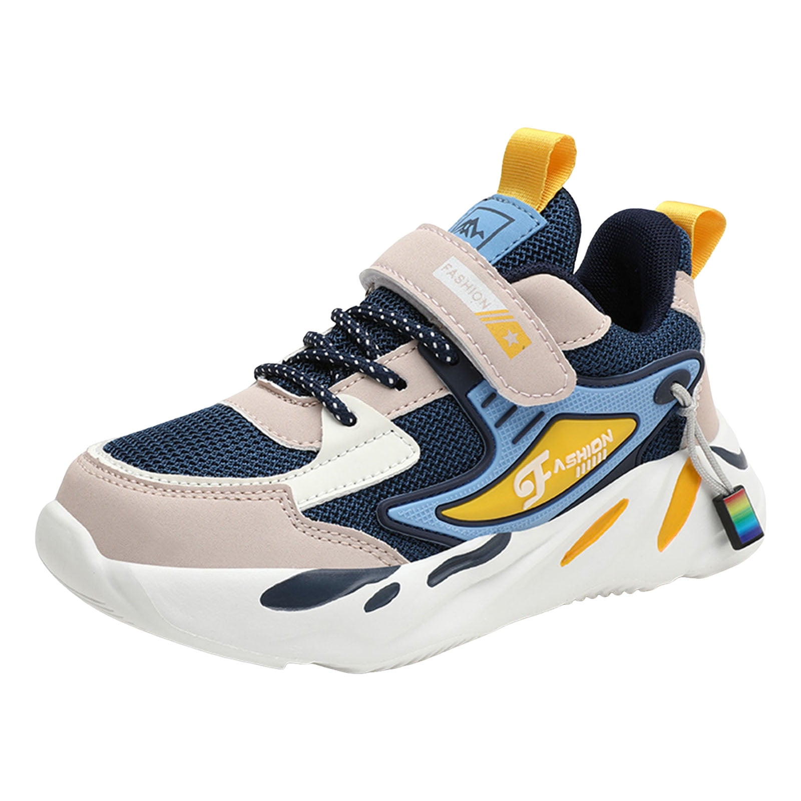 eileial Boys' Sneakers Breathable Mesh Casual Running Shoe Athletic ...
