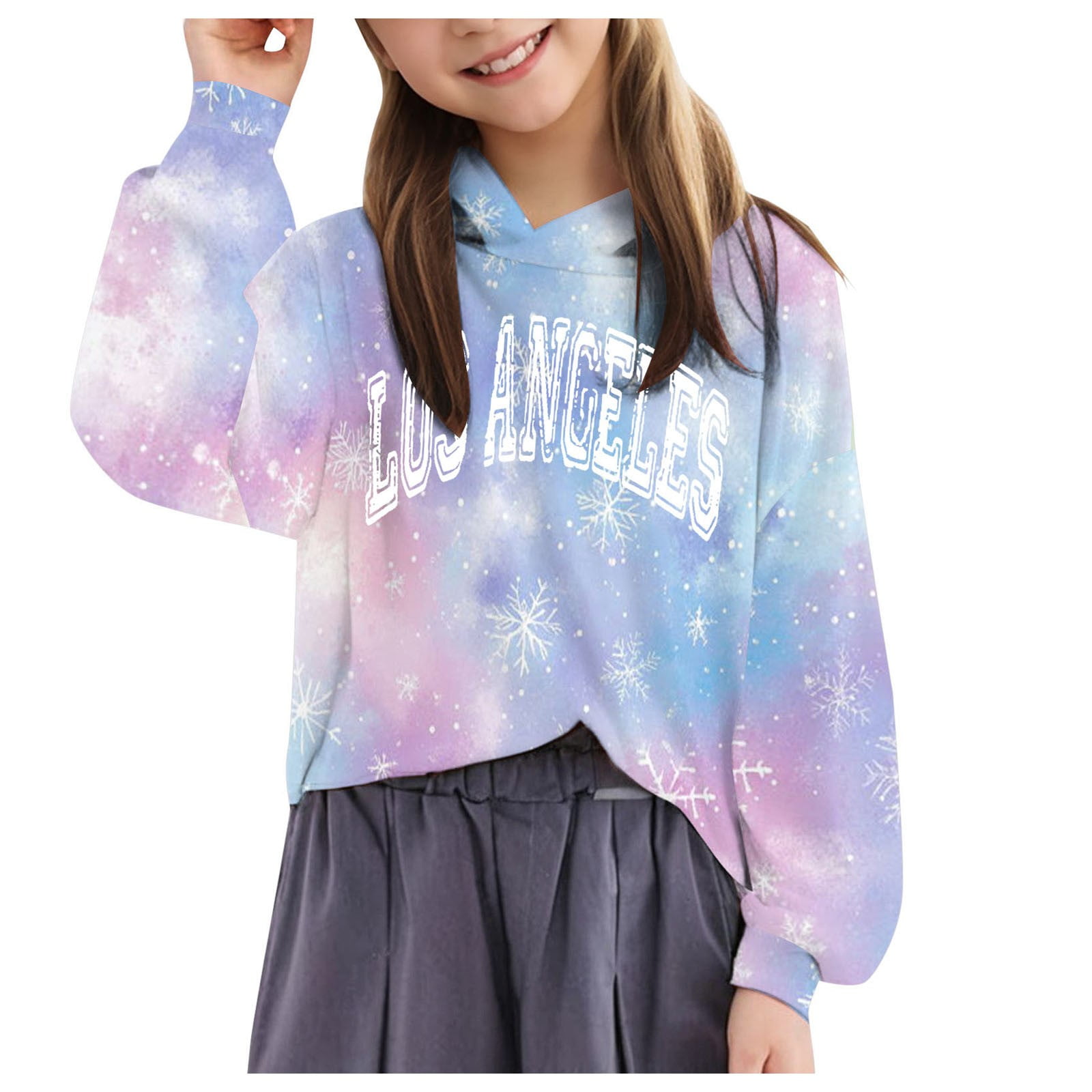 eileial Girl Sweatshirts Tie Dye Toddler Sweatshirts Girls and Toddlers ...