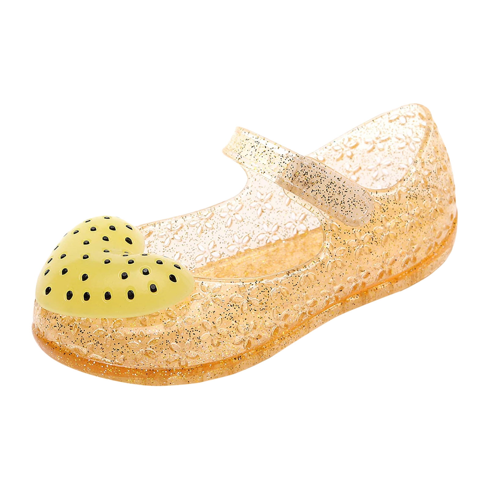 eileial Jelly Shoes for Girls Soft Rubber Sole Closed Toe Summer Shoes ...