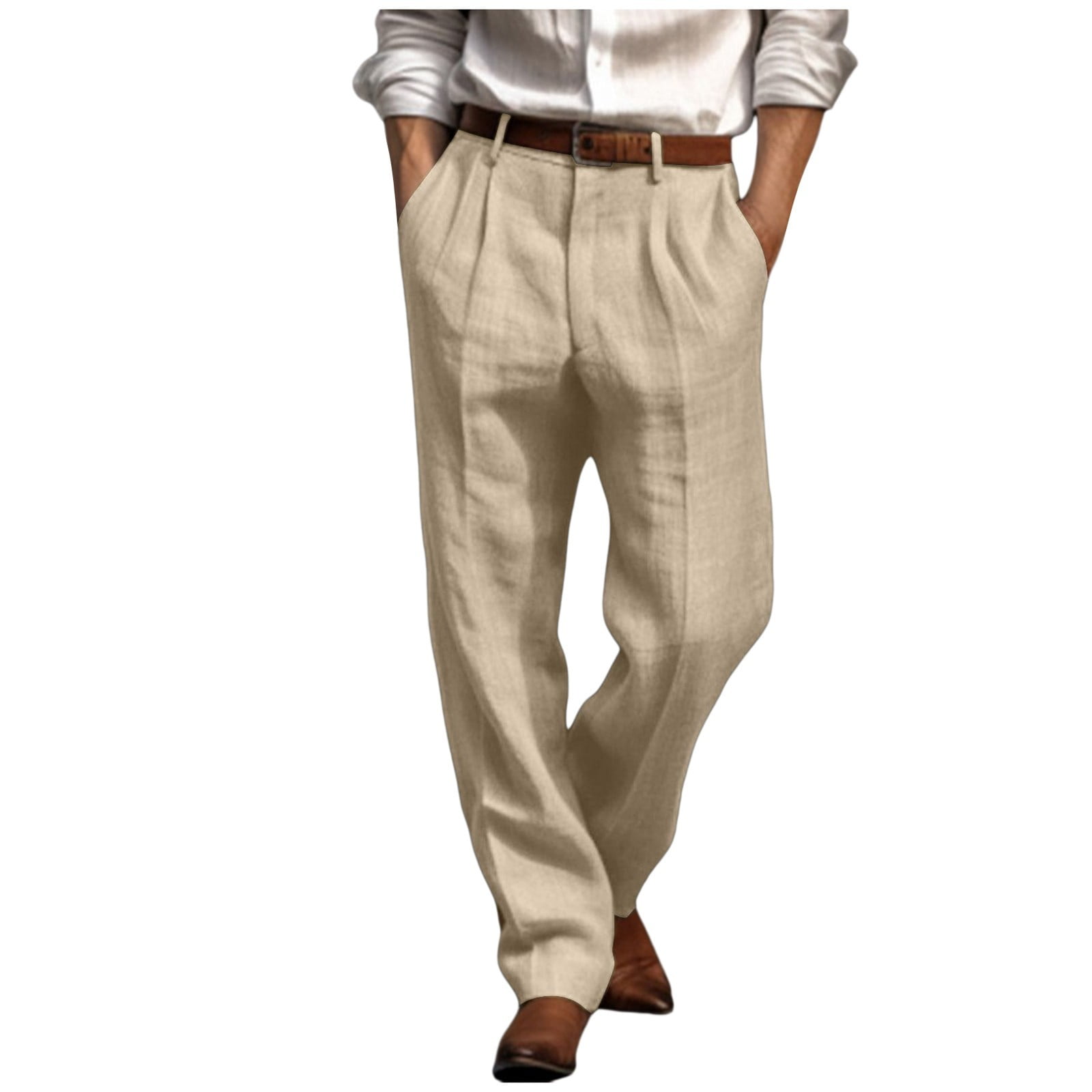 eileial Men's and Big Men's Relaxed Fit Men Solid Casual Multiple ...