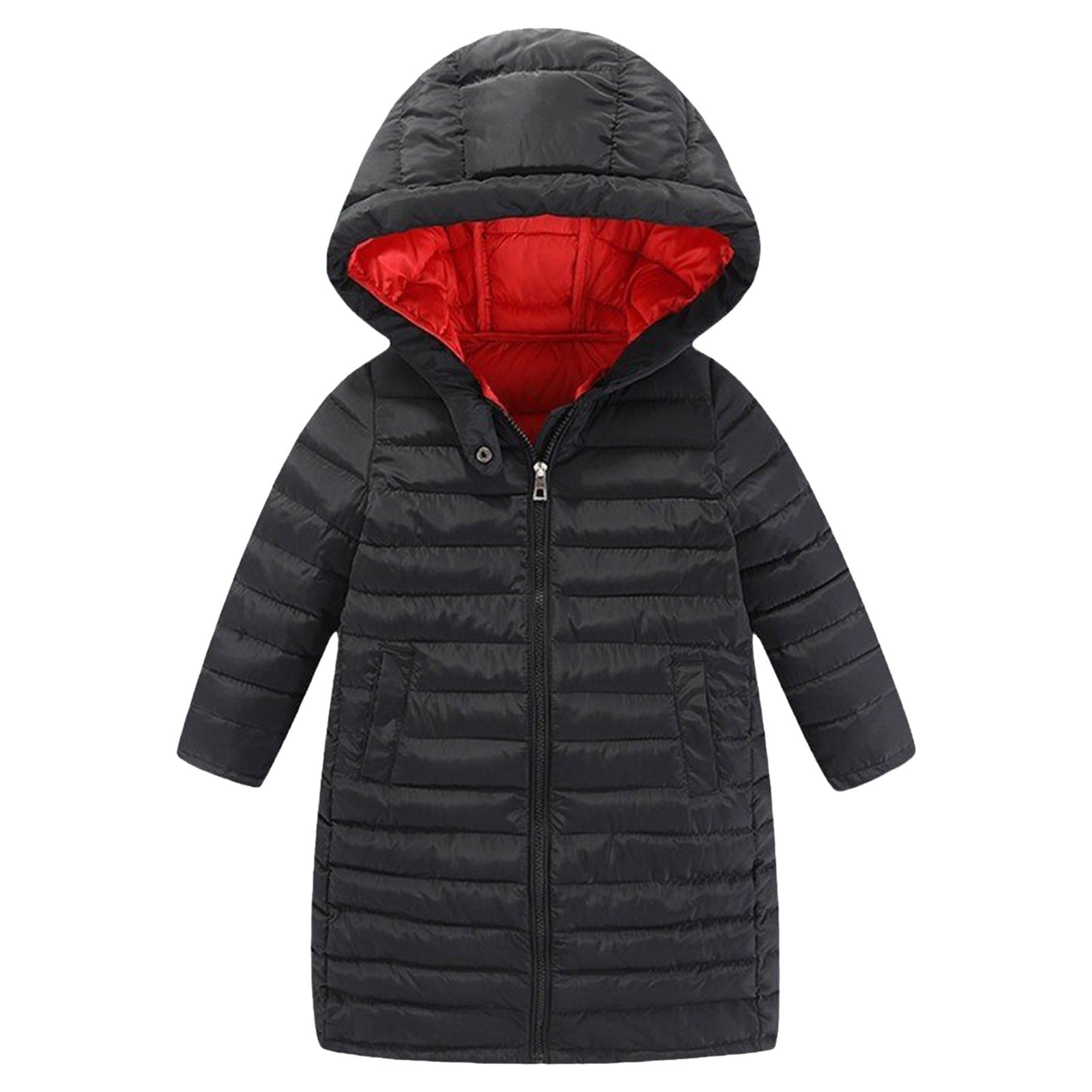 eileial Zip up Puffer Jacket Waterproof Puffer Parka Jacket with ...