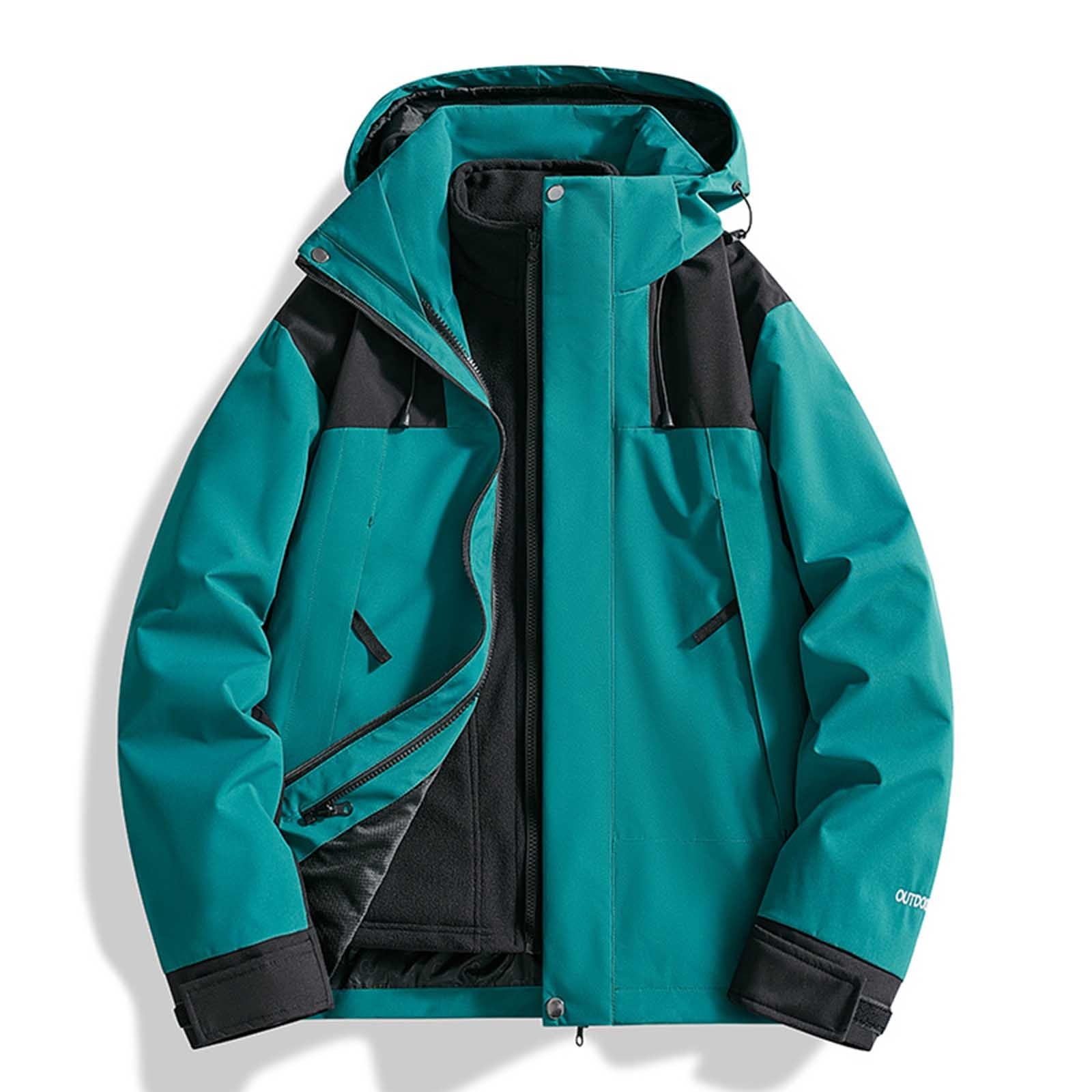 eilrgd 2 Pack Hiking Jacket Rash Guard Zipper Dressy Causal 2024 Fall ...