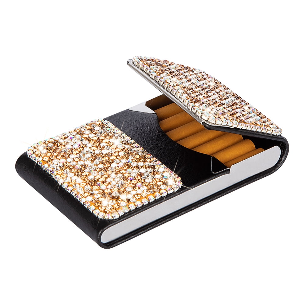 eing Cigarette Case Aluminum for Whole Package Cigarettes 7pcs Anti ...