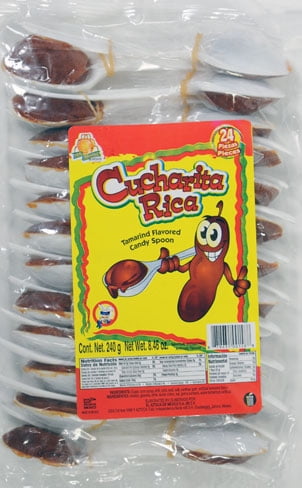 el Azteca Cucharita Rica Tamarind 22 piece Candy Spoons - Walmart.com