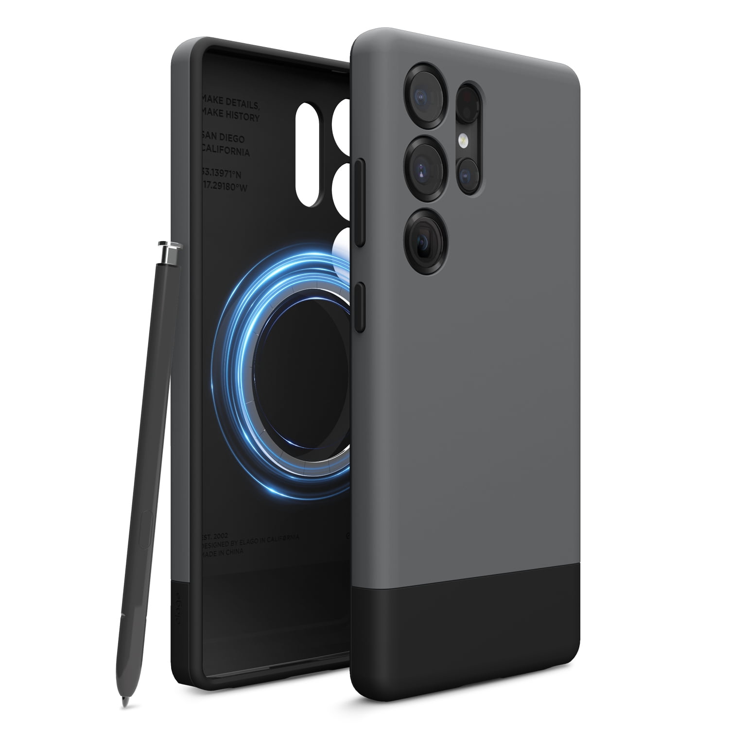 elago Compatible with Samsung Galaxy S25 Ultra Case - Magnetic Glide Case, Precise Camera ...