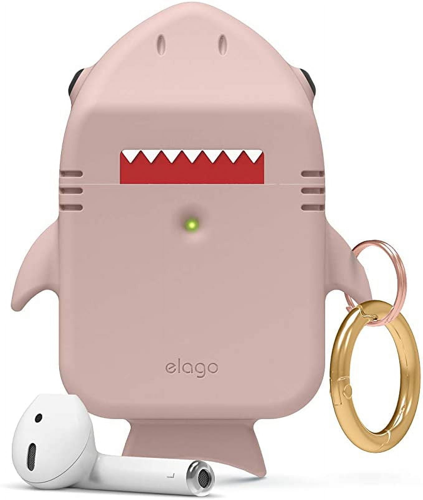 elago Shark AirPods Case for AirPods 1 & 3 (Sand Pink) - Walmart.com