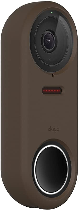 elago Silicone Case Designed for Google Nest Hello Doorbell Cover (Dark ...