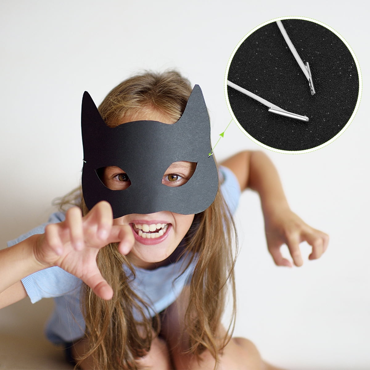 FRCOLOR SUPVOX 50PCS Elastic Barbed Cords Stretch Round String with ...