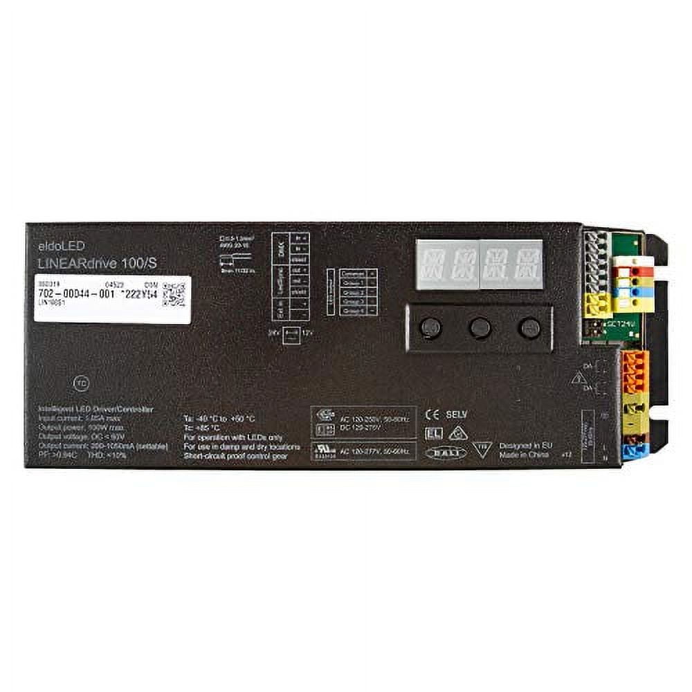 eldoLED LIN100S1 LINEARdrive 100/S Intelligent DMX RDM & DALI 4 Channel Constant Voltage LED ...