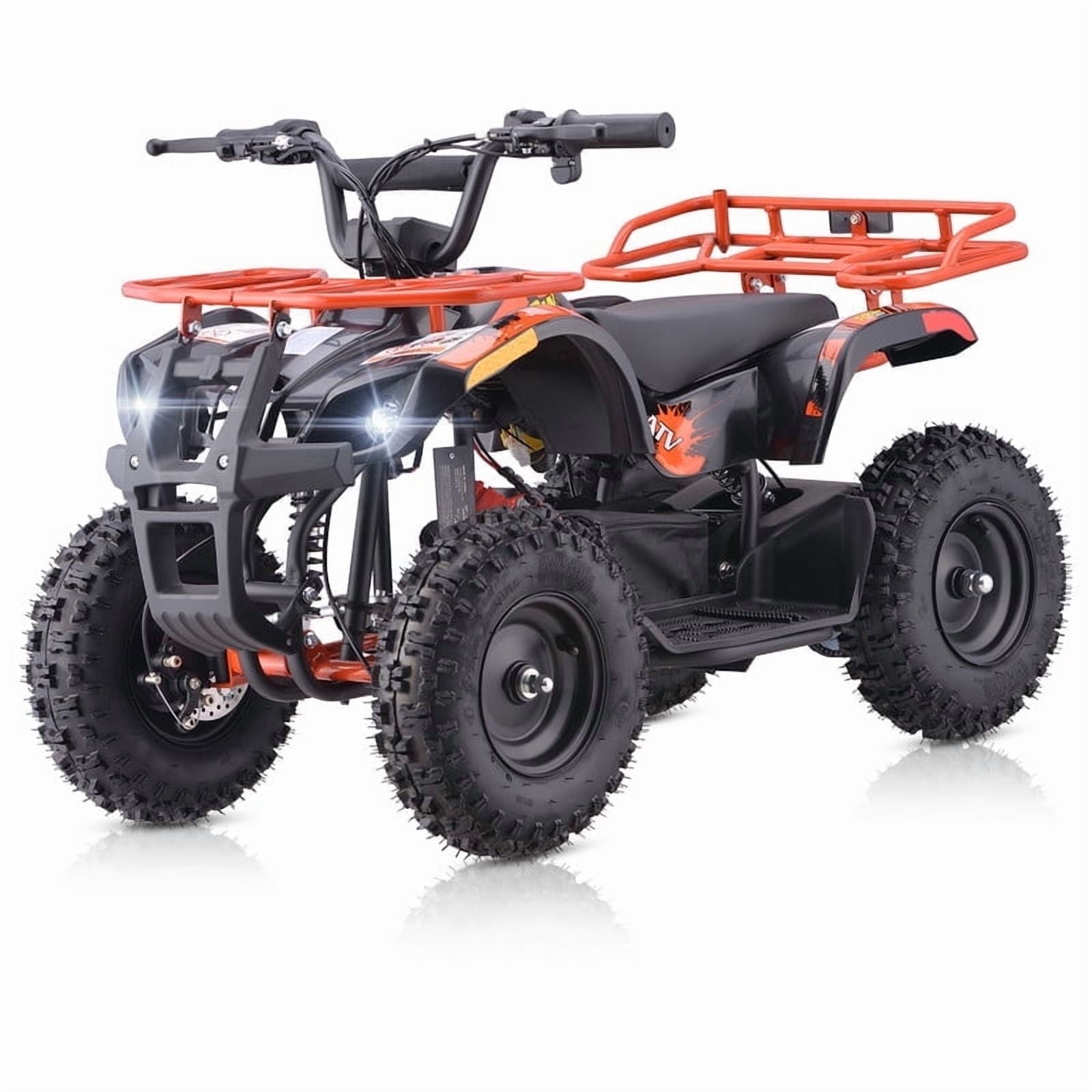QEASET Electric atv Dirt Quad, 36V 500W Motor, 12-17mph Speed, Twist ...