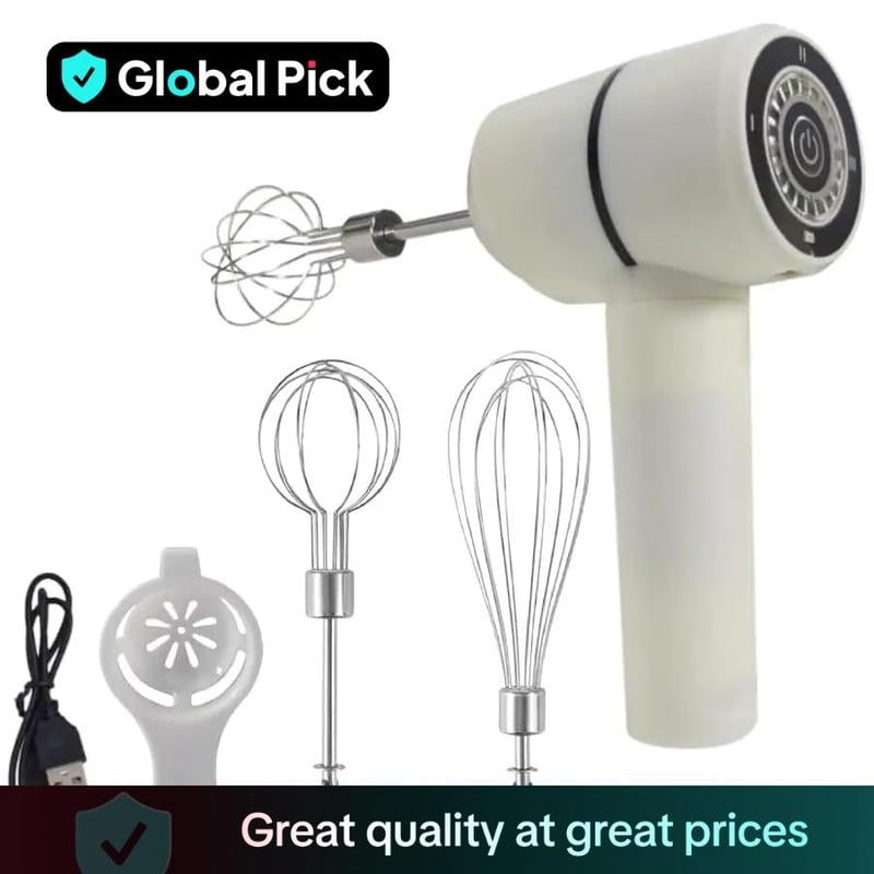 An electric hand mixer with USB charging function, suitable for summer ...