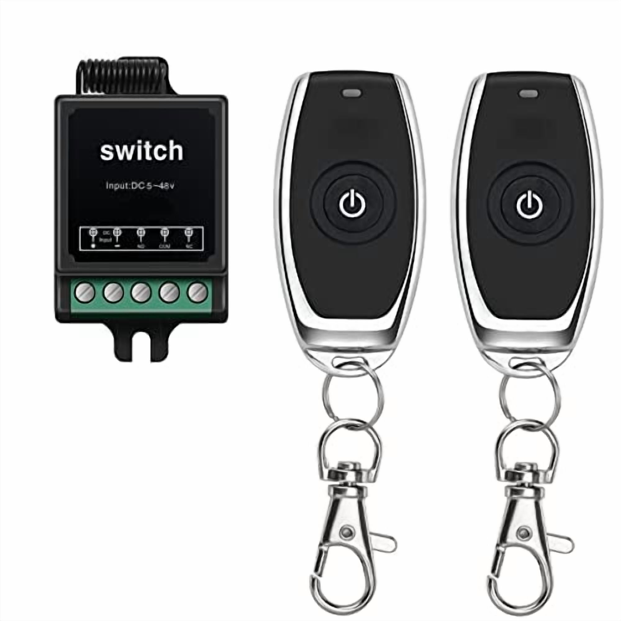 12V Remote Control Switch Mini Wireless Remote Switch Dry Contact ...