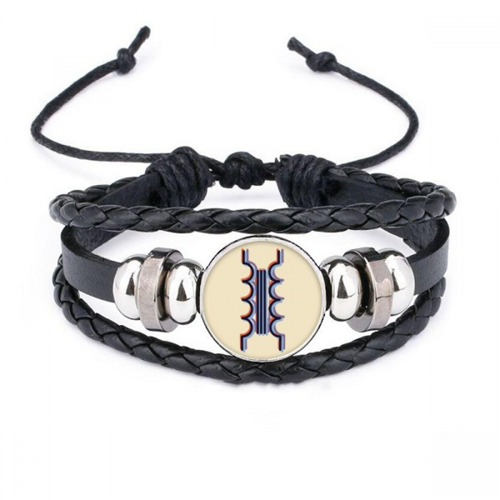electrical resistance animation bracelet braided leather woven ...